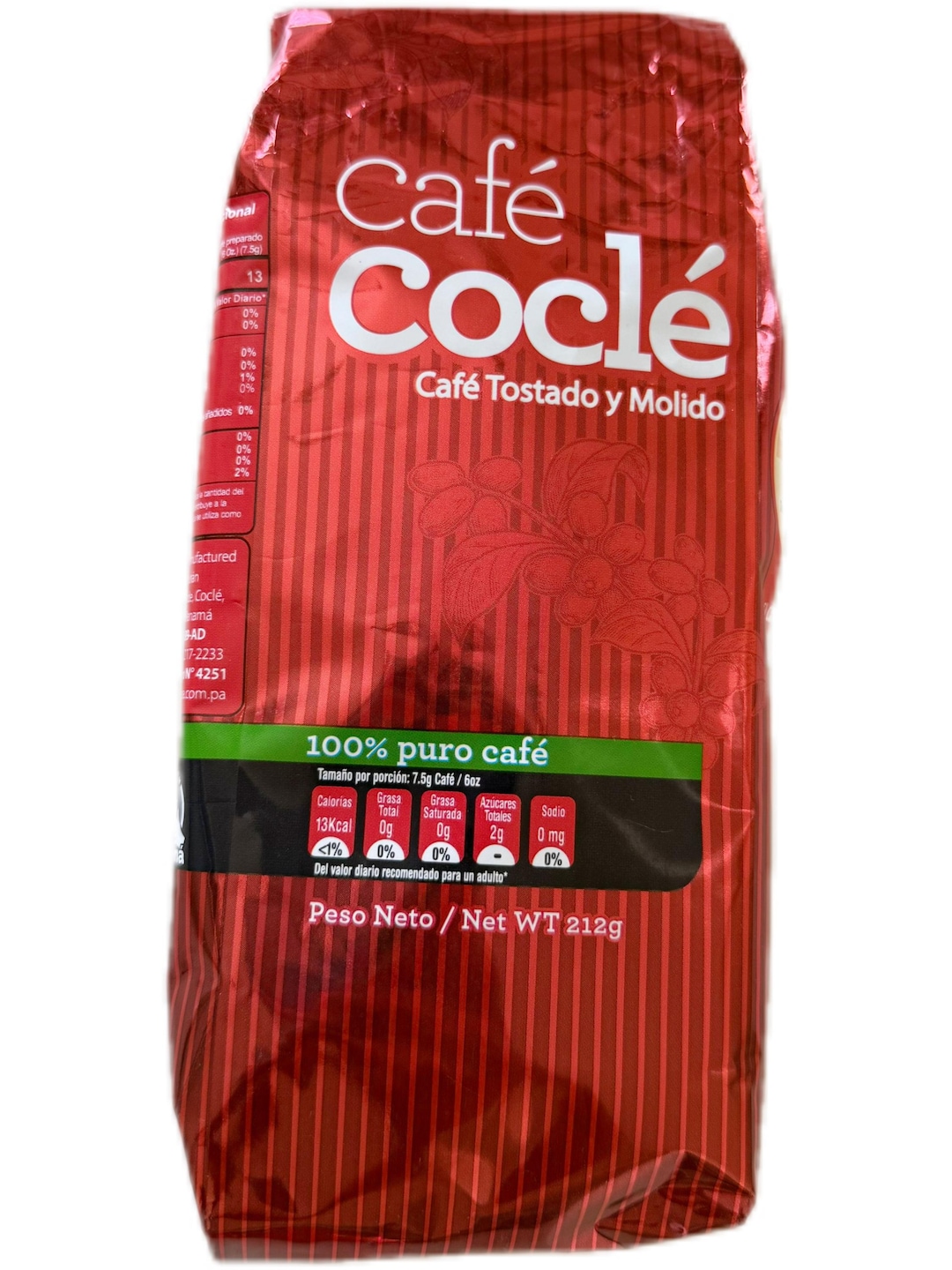 Panamanian Cafe Cocle 212 Gramos - Etsy