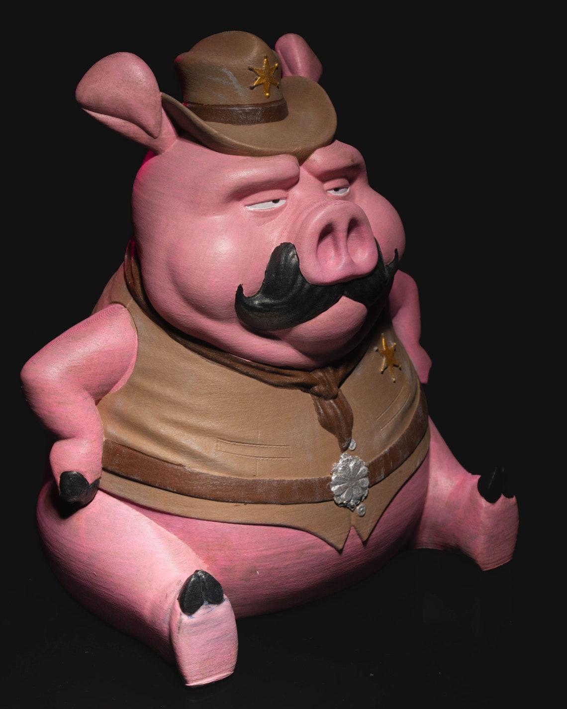 Piggy Bank - Sheriff Bacon Buck - Etsy