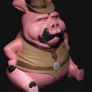 Piggy Bank - Sheriff Bacon Buck - Etsy