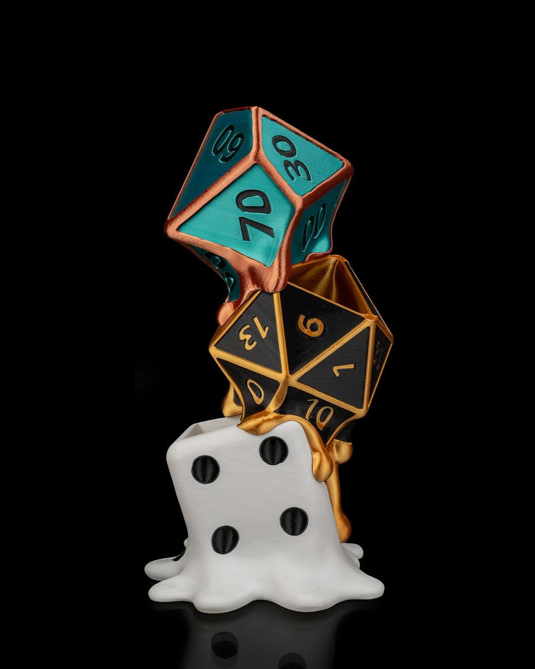 Melted Dice Set - Etsy