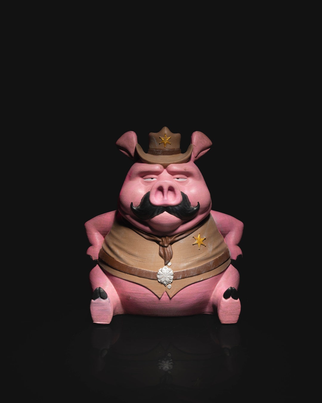 Piggy Bank - Sheriff Bacon Buck - Etsy