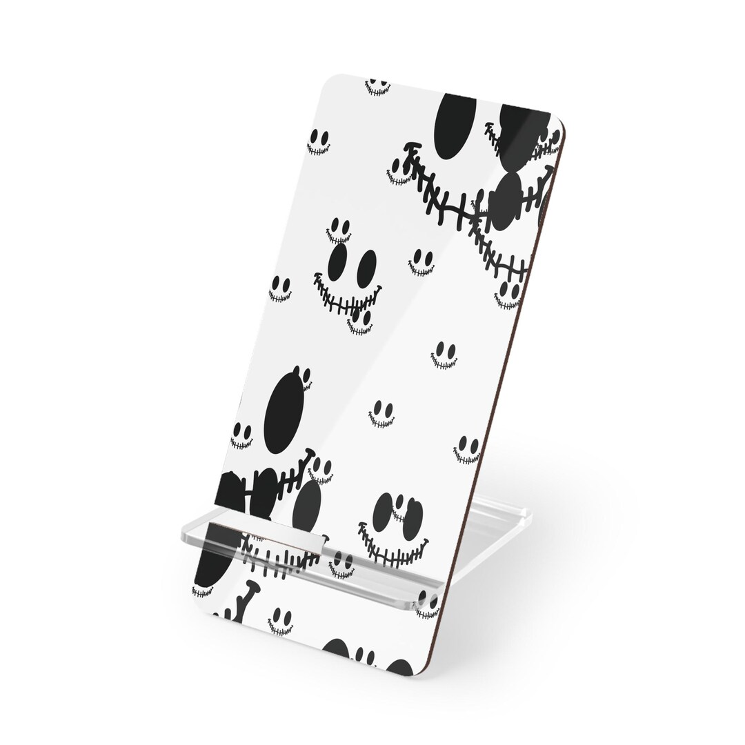 Halloween Cartoon Smiles Phone Stand: Spooky Tech Accessory - Etsy