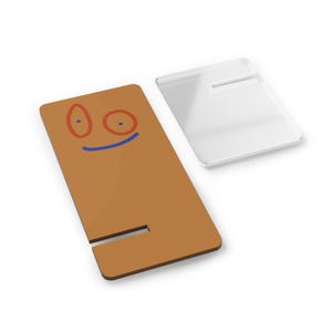 Funny Smiley Phone Stand - Doodle Face Phone Holder - Desk Accessory ...