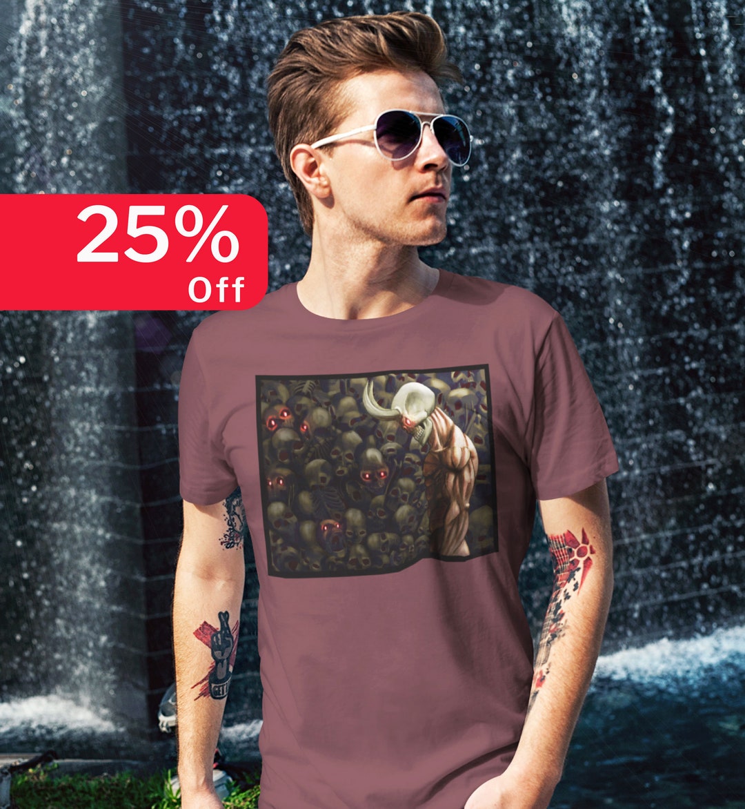 Unisex Skull Tee Dark Fantasy Shirt Metal Shirt Dark Shirt - Etsy