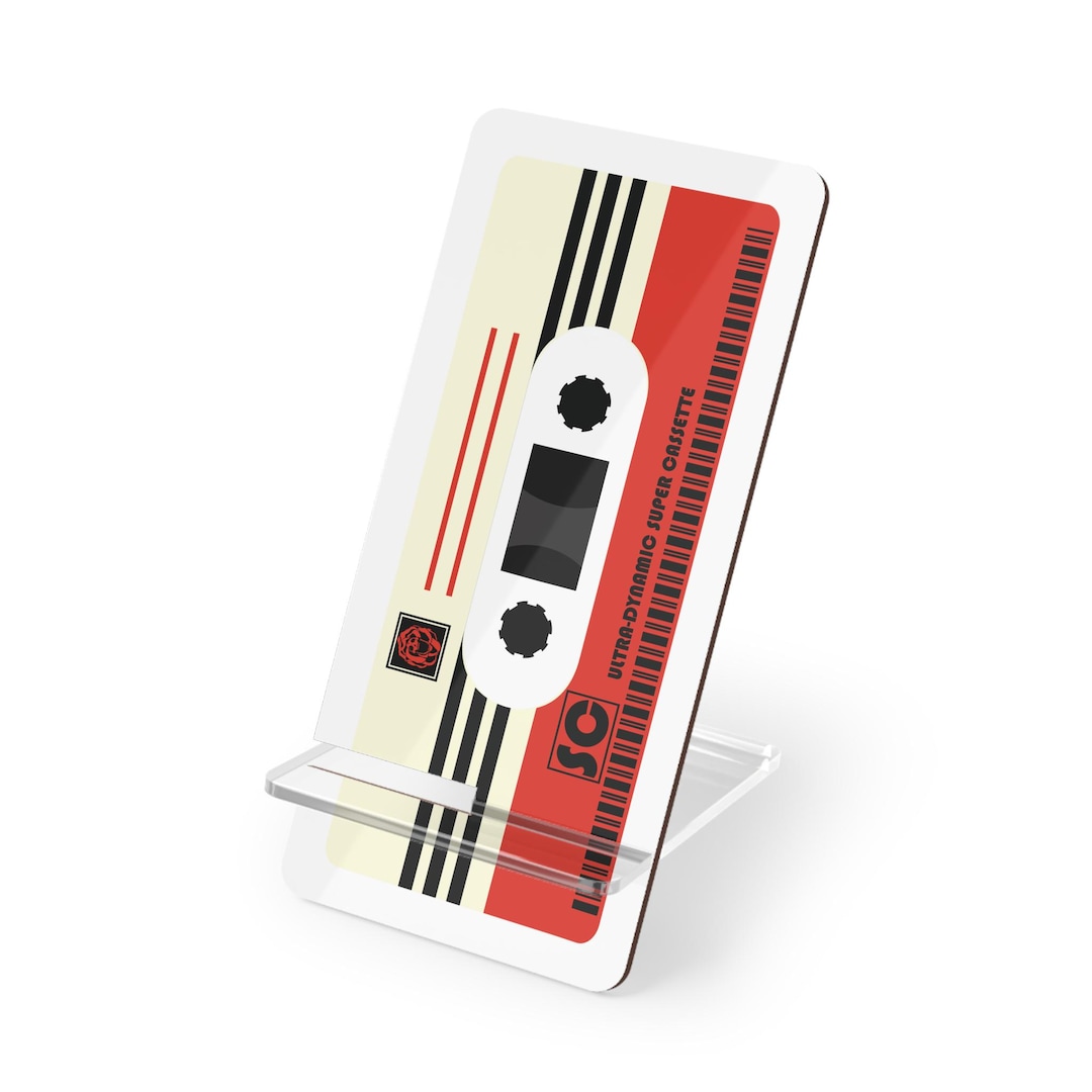 Cassette Tape Phone Stand - Retro Tech Accessories for Desk or Office ...