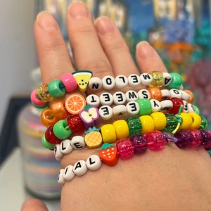 Fruity Bunch Puns / Dad Jokes / Beaded Kandi Bracelets Set// Funny ...