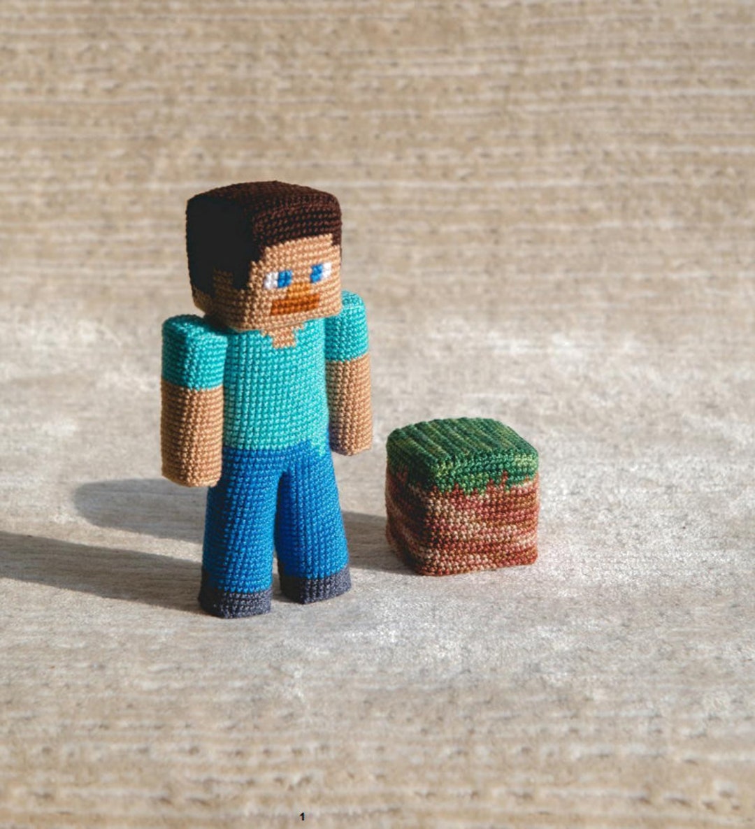 Steve Minecraft Cute Crochet Patterns Crochet Pattern for - Etsy