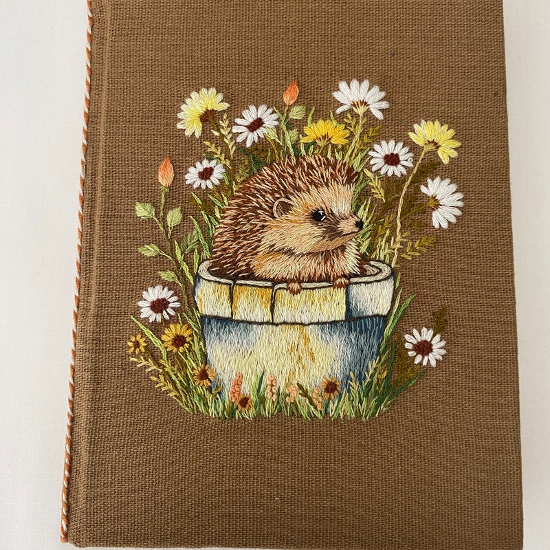 Embroidered Notebook - Etsy