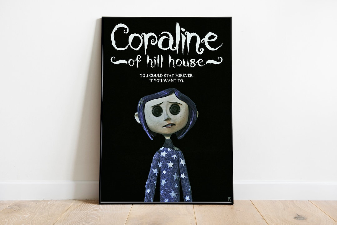 Coraline / Coraline Poster / Vintage Retro Art Print / Wall - Etsy
