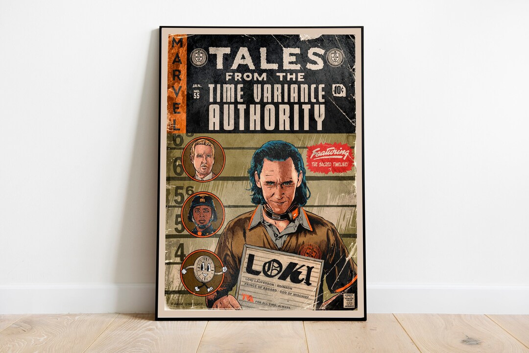 Loki / Loki Poster / Vintage Retro Art Print / Wall Art Print ...