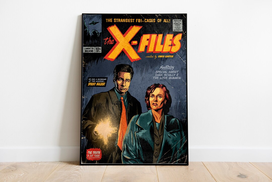 The X-files / the X-files Poster / Retro Tv Series / Minimalist Movie ...