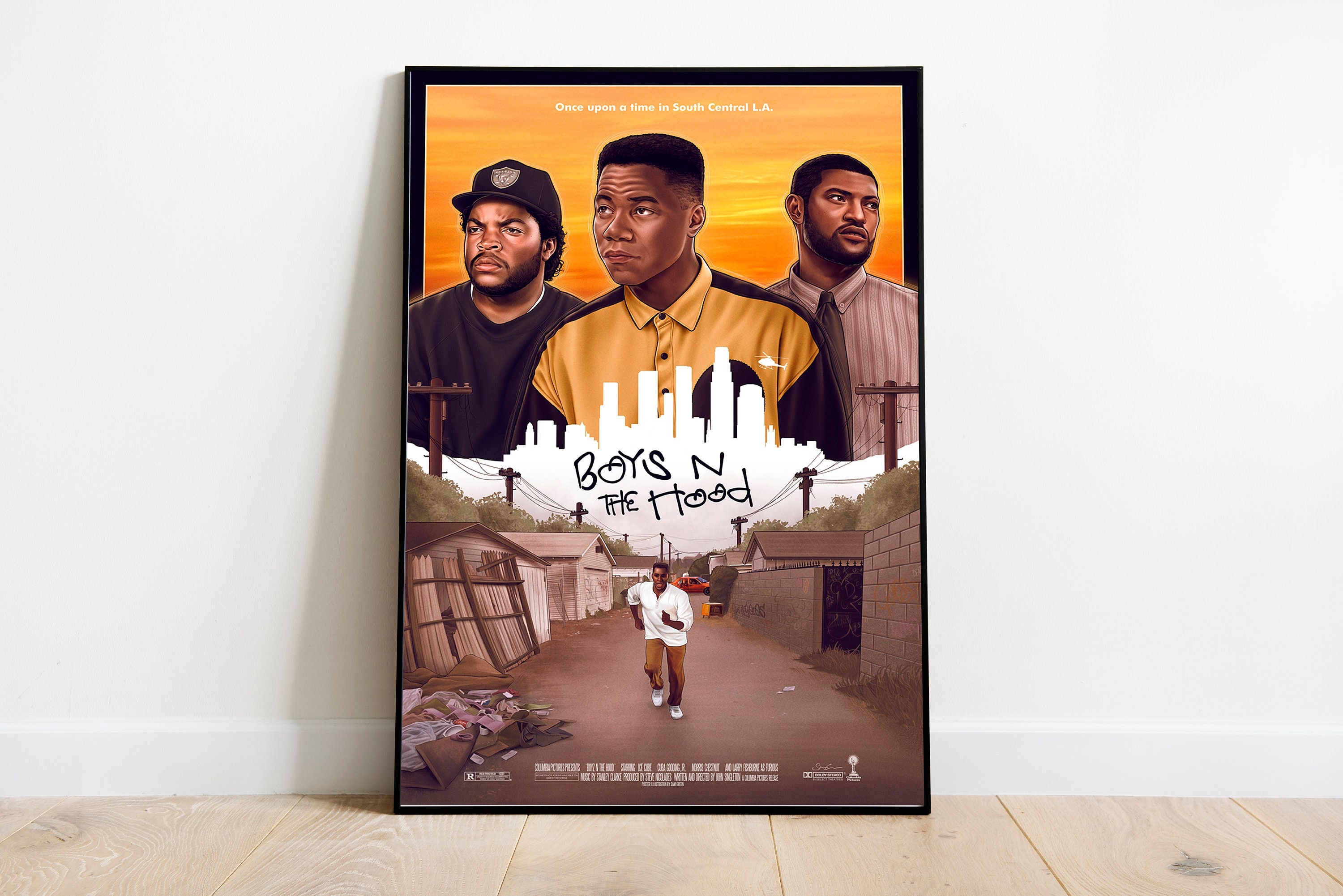 Boyz N the Hood Poster / John Singleton / Minimalist Movie Poster ...