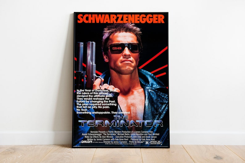 The Terminator / the Terminator Poster / Minimalist Movie Poster ...