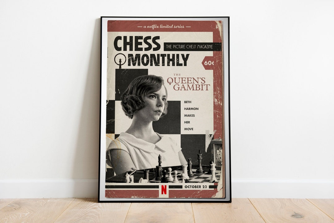 The Queen's Gambit Poster / TV Series Poster / Beth Harmon - Etsy