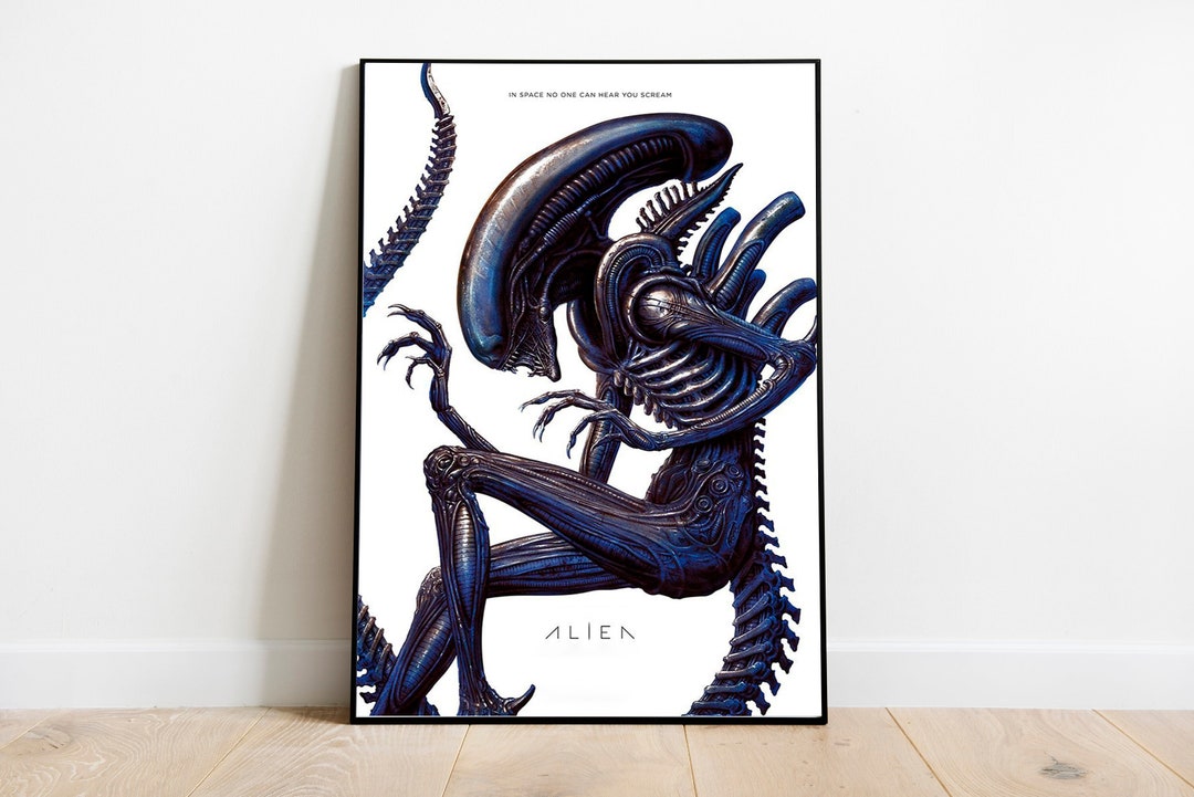 Alien Poster / Alien Movie Poster / Vintage Retro Art Print / - Etsy