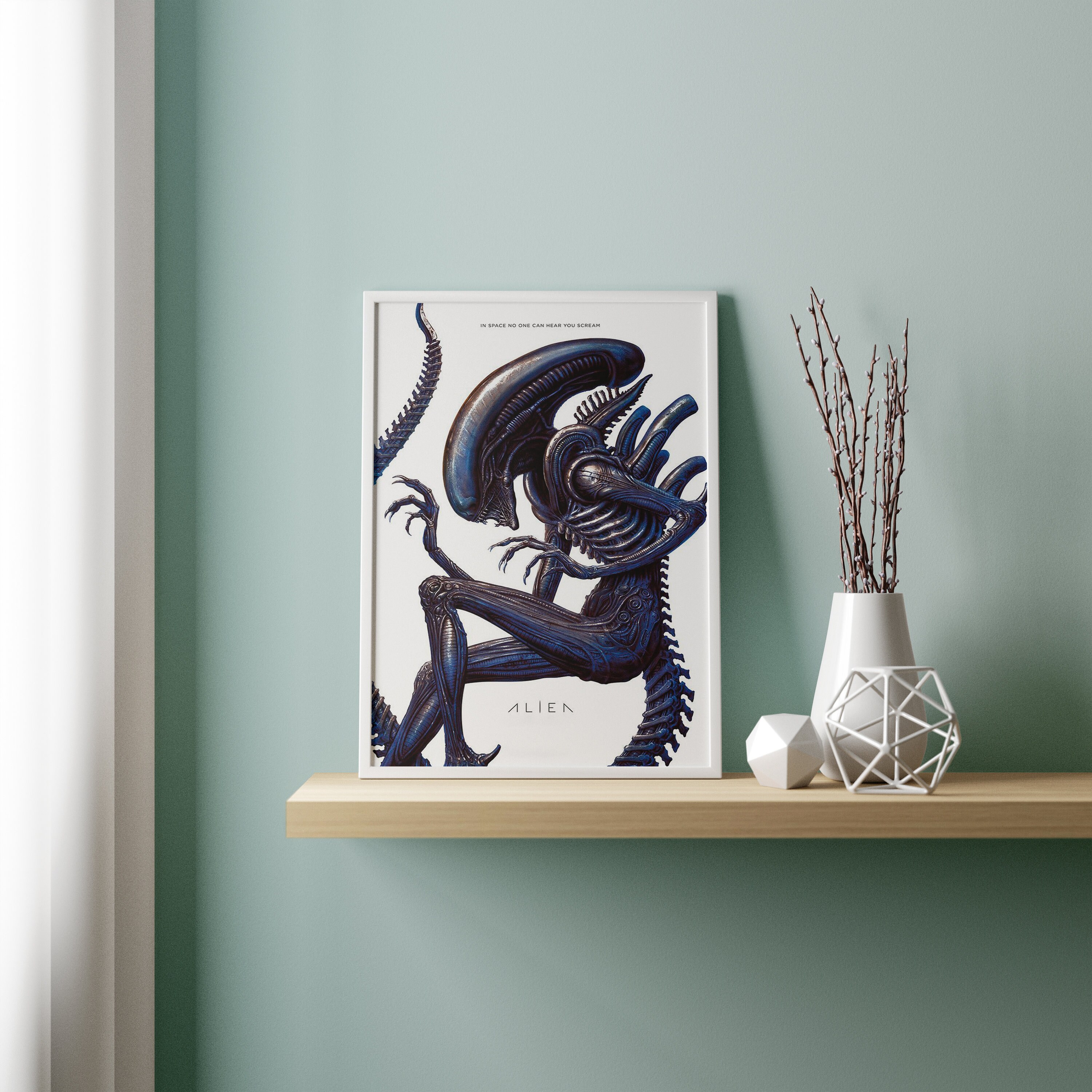 Alien Poster / Alien Movie Poster / Vintage Retro Art Print / - Etsy