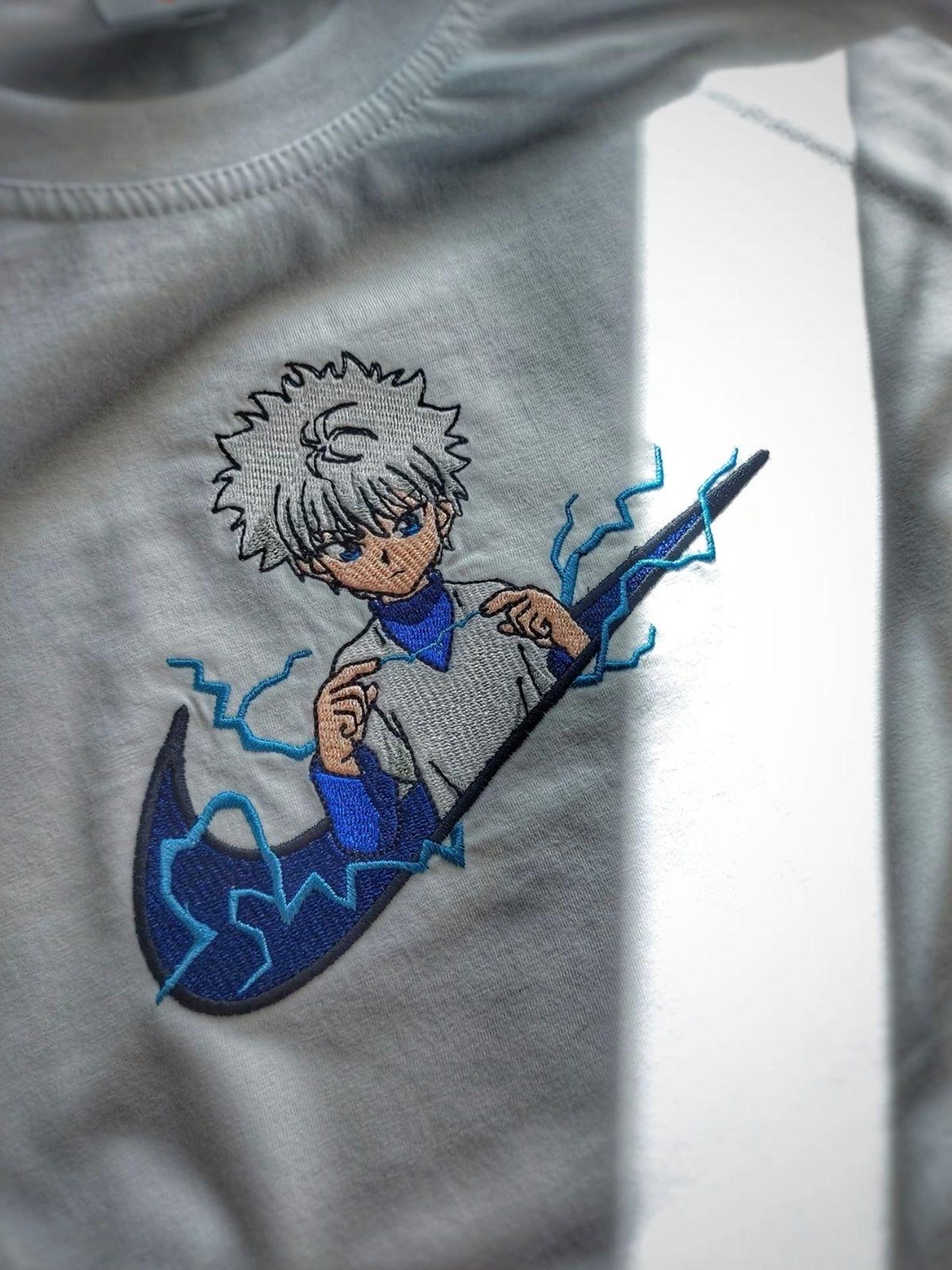 Unisex Killua Anime Gym Hooded Sweatshirt. Zoldyck Killua Embroidery ...