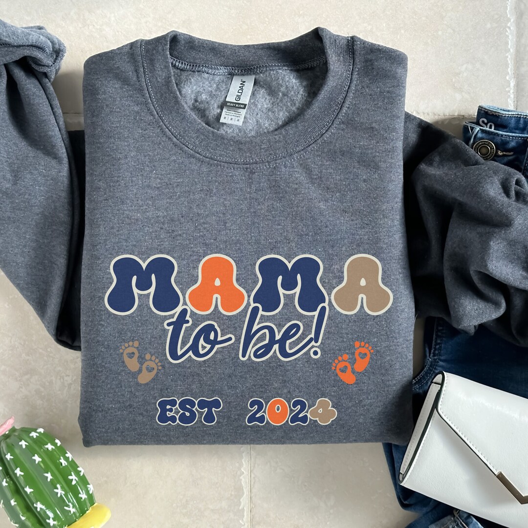 Mama to Be Sweatshirt, Baby Announcement, Pregnancy Reveal, Mommy to Be ...