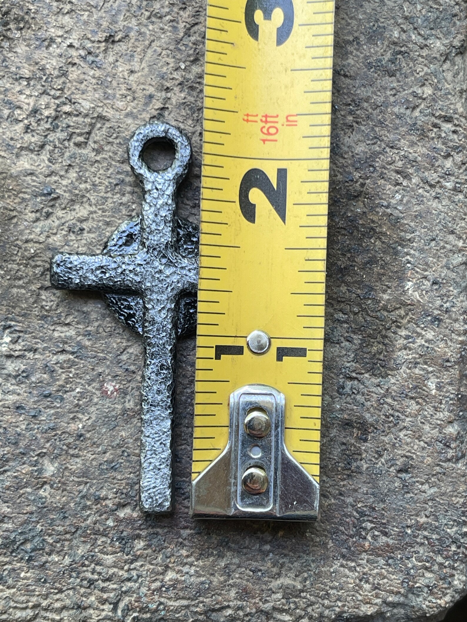 Cross Keychain recycled Cast Aluminum-hand Molded and Poured - Etsy