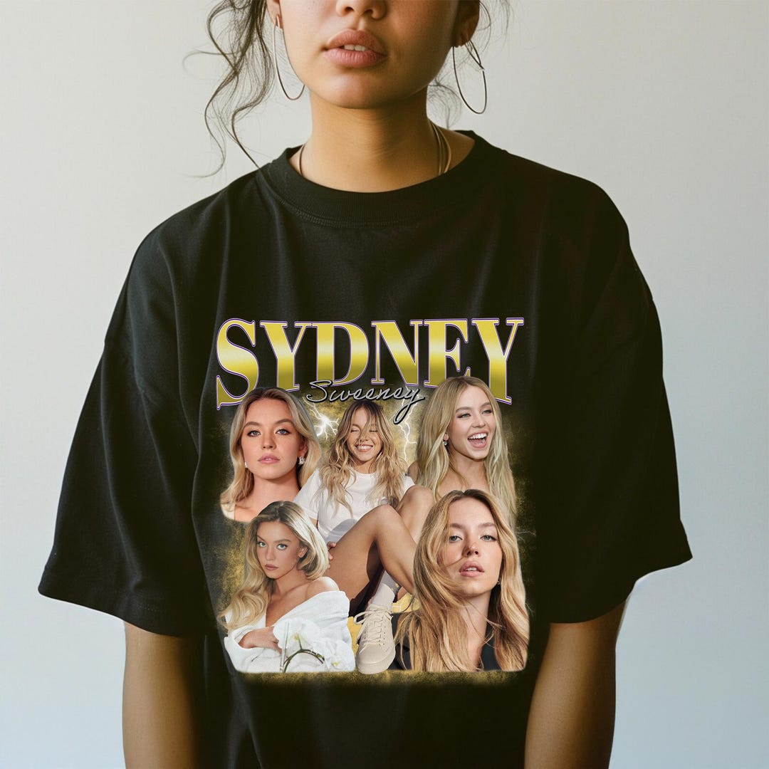 Sydney Sweeney, Unisex T-shirt, Heavy Cotton, Fan Merch - Etsy