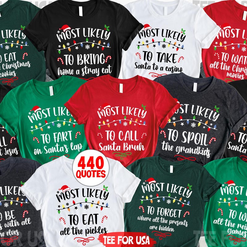 Xmas Pj Tshirts - Etsy