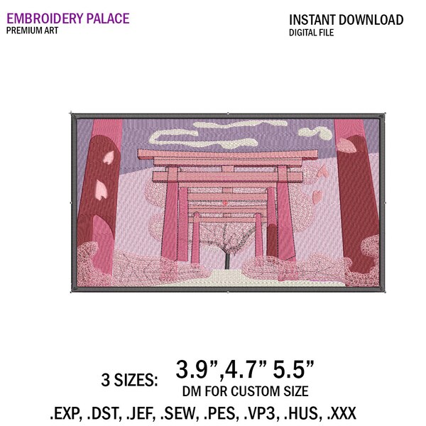 Sakura Embroidery - Etsy