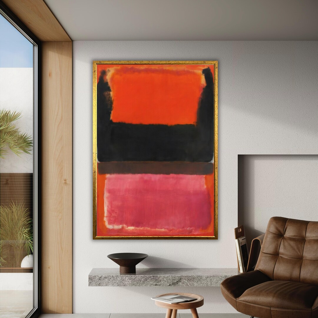 Mark Rothko Multiform Painting Wall Decor Famous Abstract - Etsy