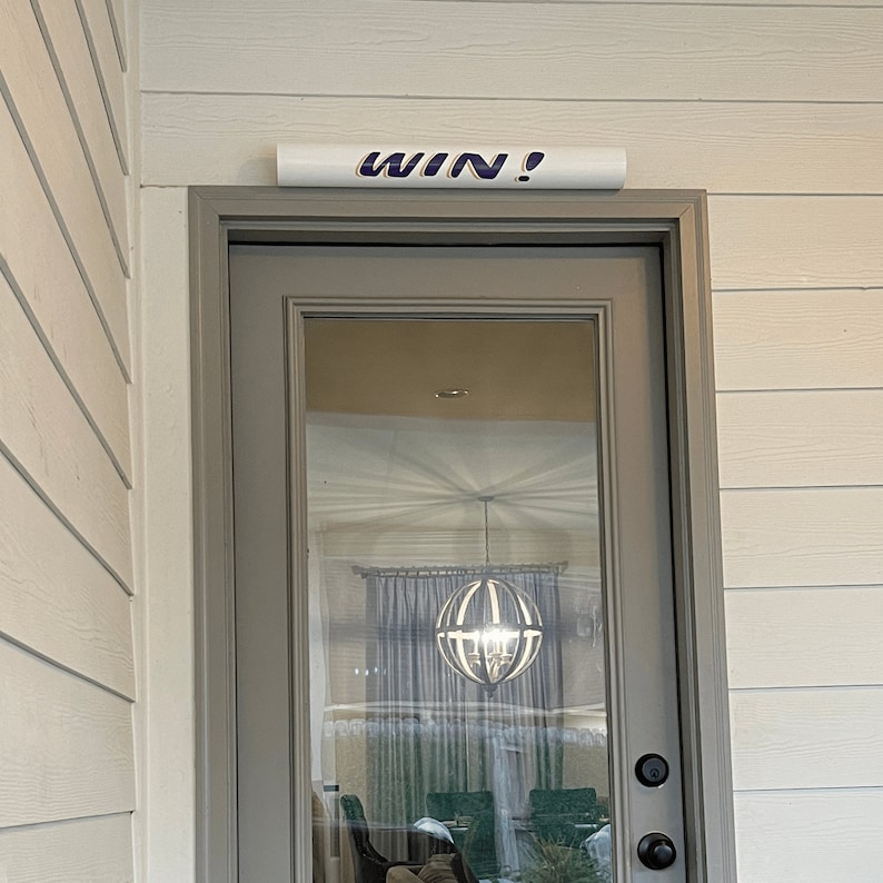 LSU Tigers WIN Bar, Purple and Gold NCAA Gameday Memorabilia, Death ...