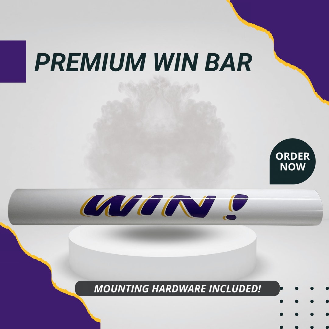 LSU Tigers WIN Bar, Purple and Gold NCAA Gameday Memorabilia, Death ...