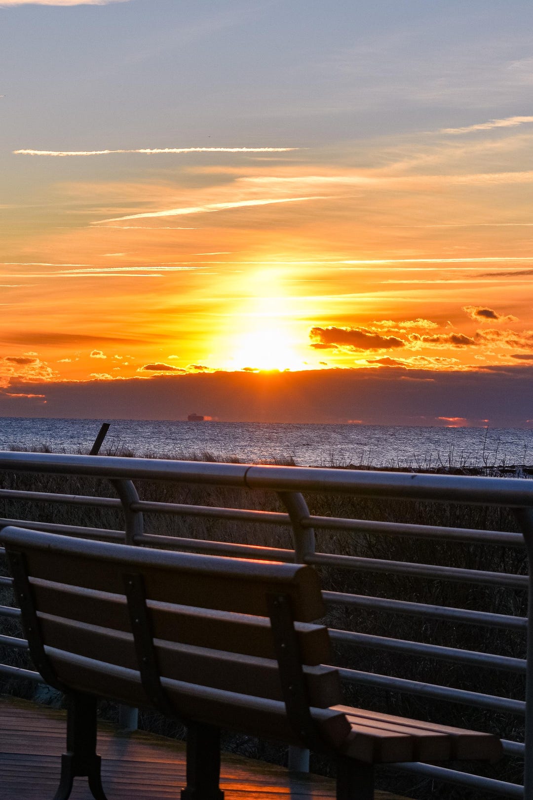 Sunrise View Bench Photo Print: Landscape Photography (digital Download ...