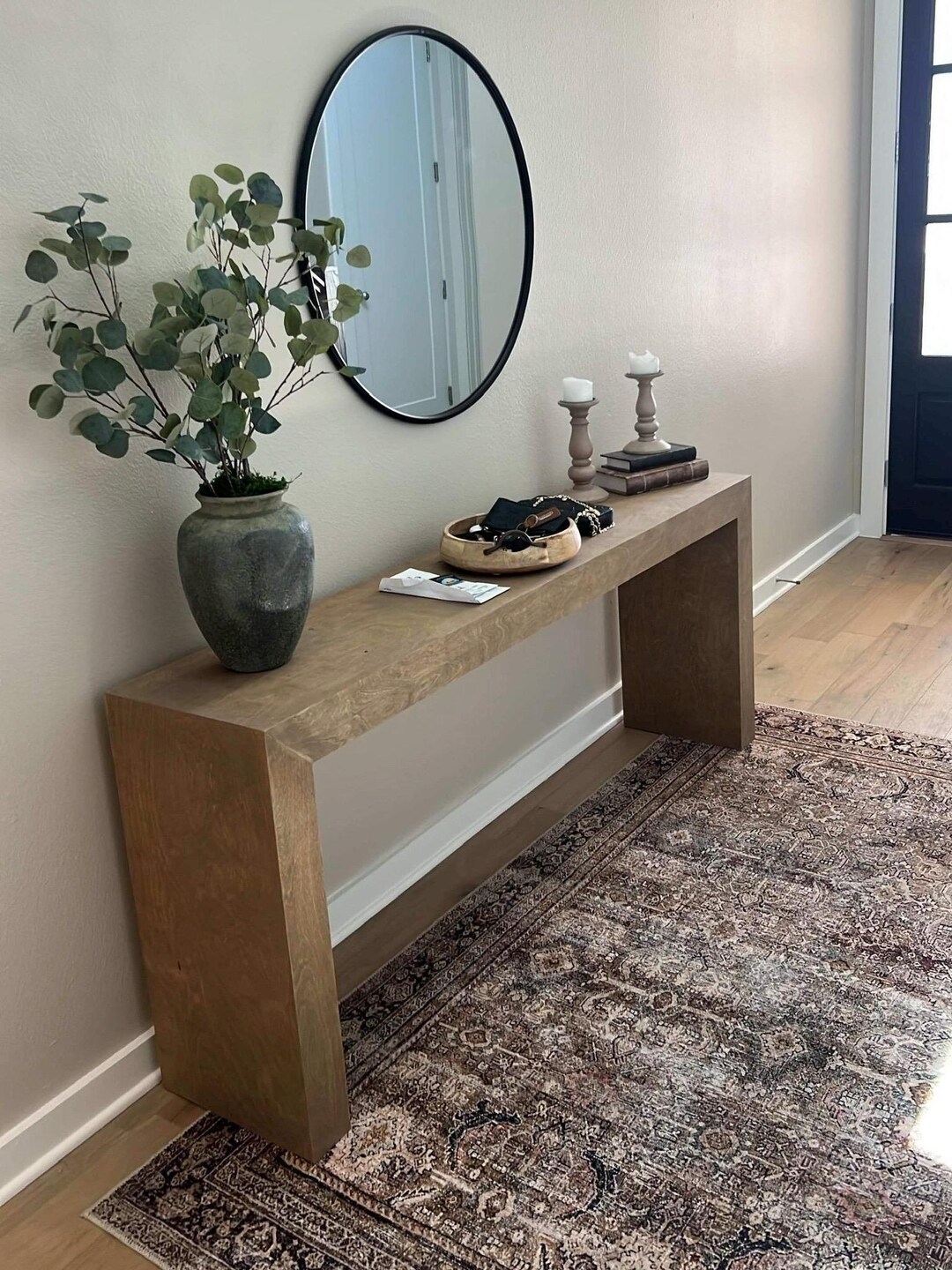 The “norma” Console Table - Custom Birch Console Table, Entry Table, Sofa Table - Etsy