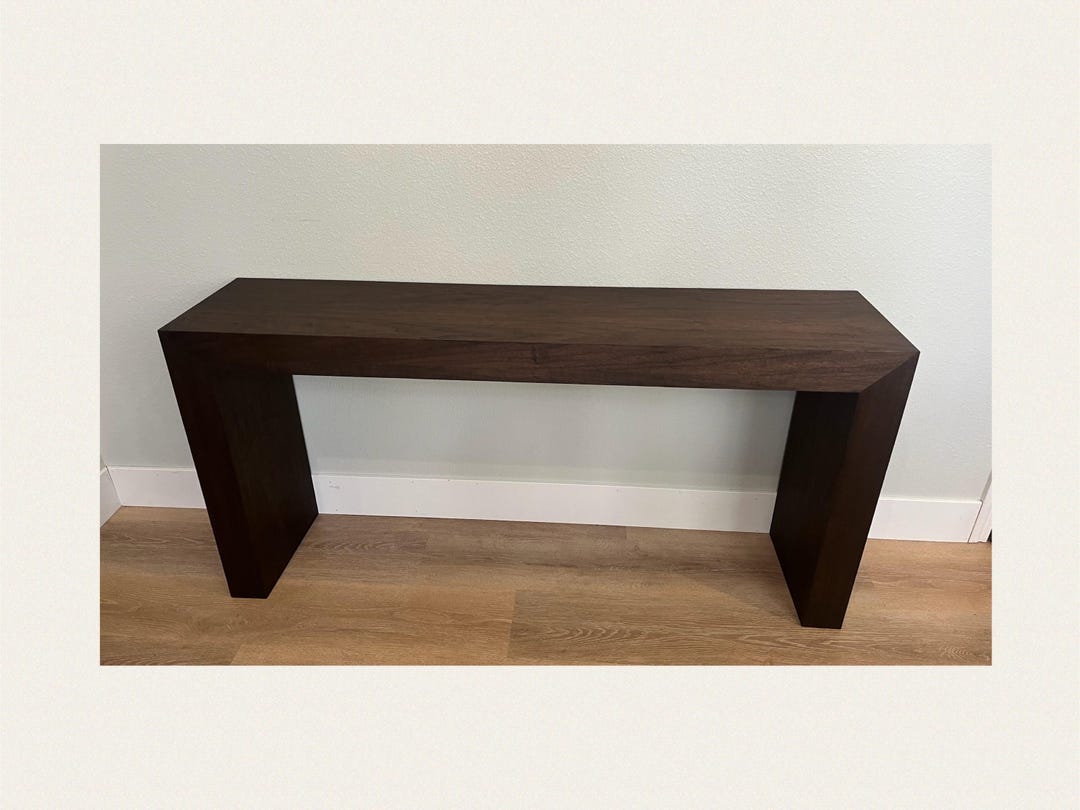 The “norma” Console Table - Custom Walnut Console Table, Entry Table, Sofa Table - Etsy