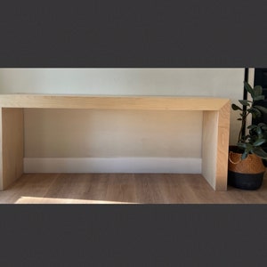 The “norma” Console Table - Custom Birch Console Table, Entry Table ...