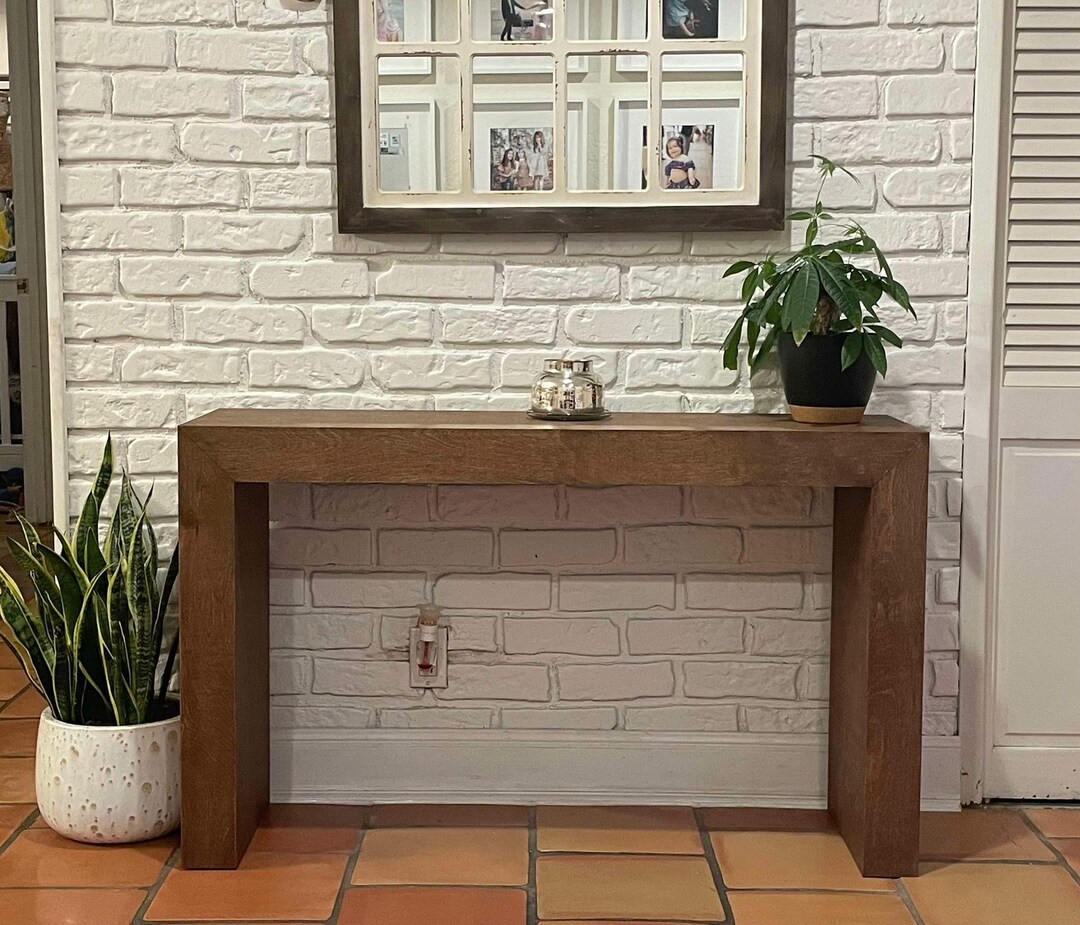 The norma Console Table Custom Birch Console Table, Entry Table, Sofa Table - Etsy