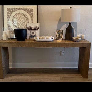 The “norma” Console Table - Custom Birch Console Table, Entry Table ...