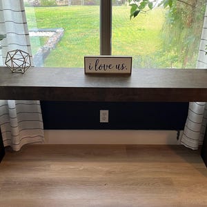 The “norma” Console Table - Custom Birch Console Table, Entry Table, Sofa Table - Etsy