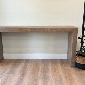 The “norma” Console Table - Custom Birch Console Table, Entry Table, Sofa Table - Etsy