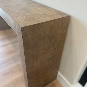 The “norma” Console Table - Custom Birch Console Table, Entry Table ...