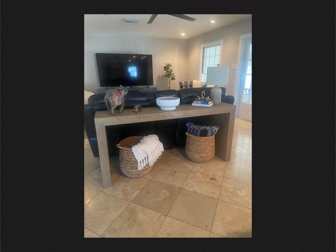 The “norma” Console Table - Custom Birch Console Table, Entry Table, Sofa Table - Etsy