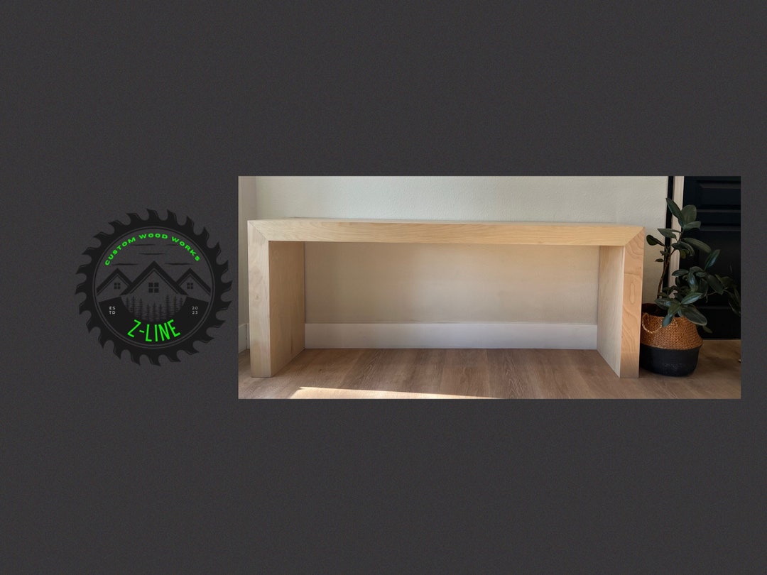 The norma A Custom Birch Console Table, Entry Table, Sofa Table - Etsy