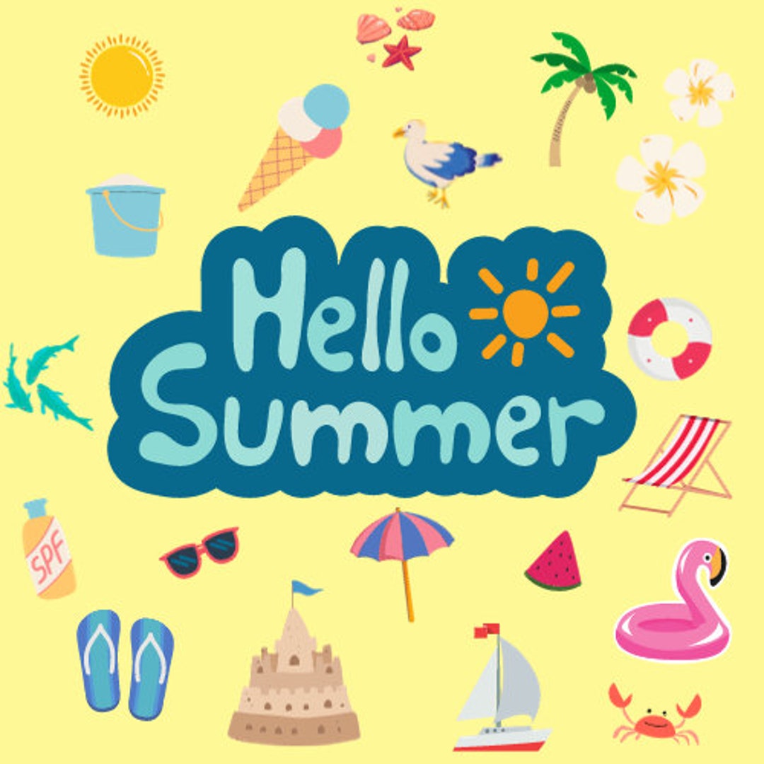 Summer Themed Background - Etsy