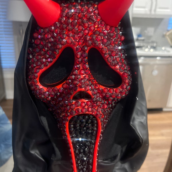 Scream Mask Rhinestone - Etsy