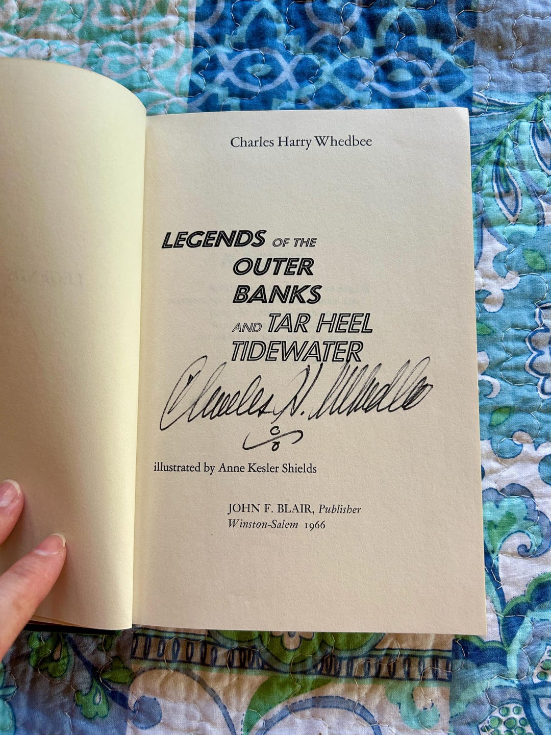 Legends of the Outer Banks and Tarheel Tidewater by Charles Whedbee, C ...