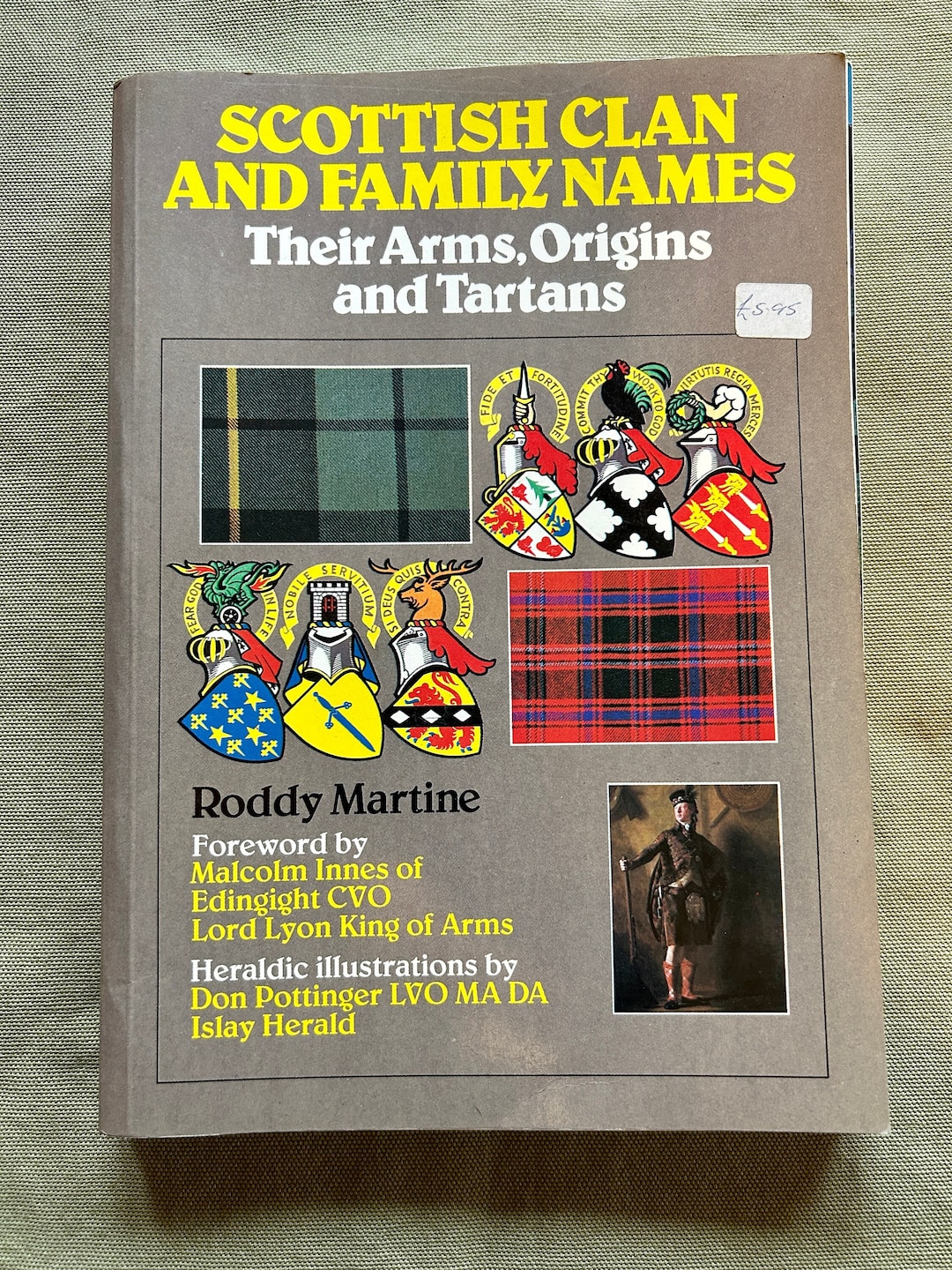 Scottish Clan & Family Names by Roddy Martine, Vintage Paperback ...