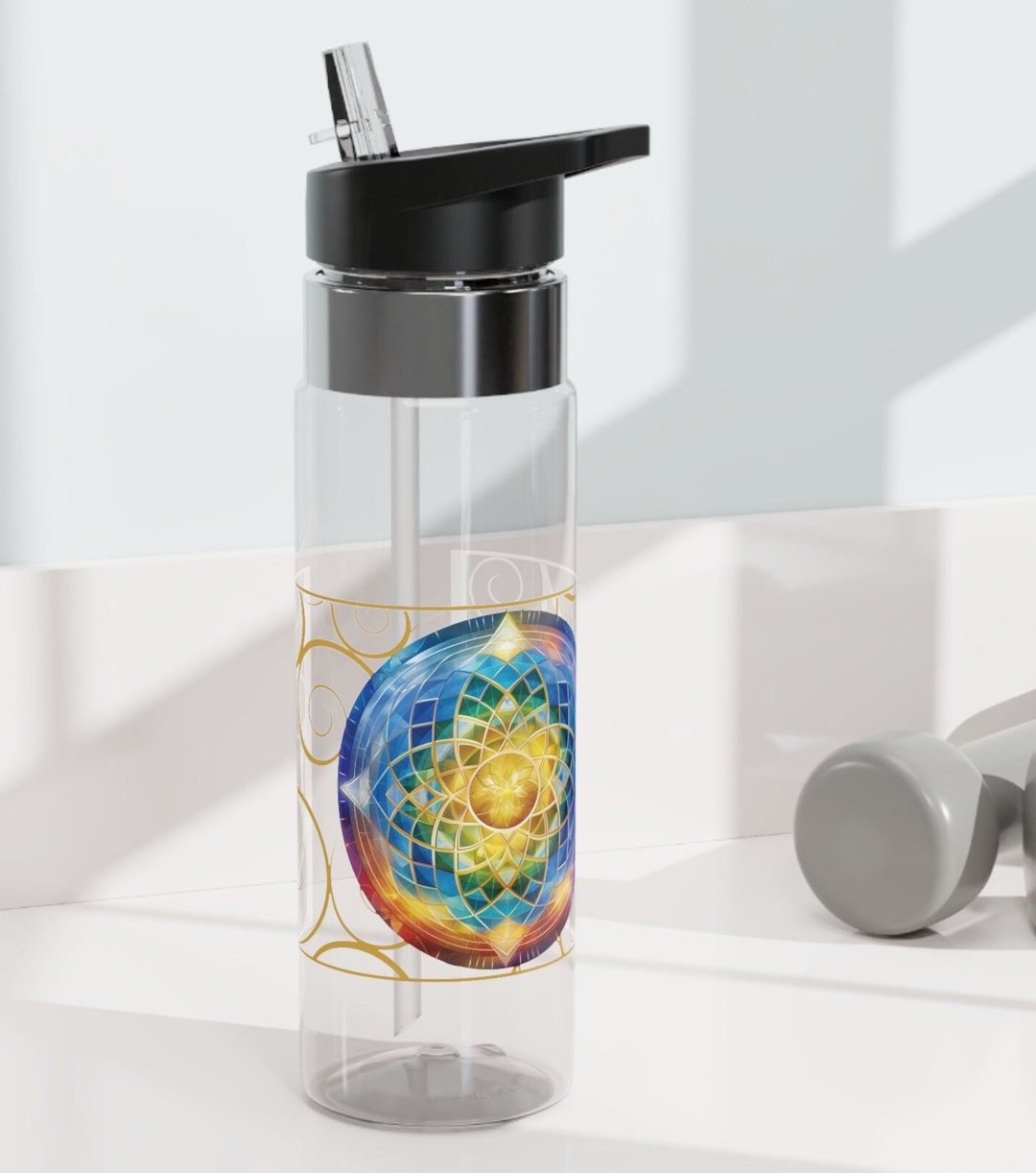 Water Bottle: Solar Toroid Sacred Geometry (20oz) - Etsy