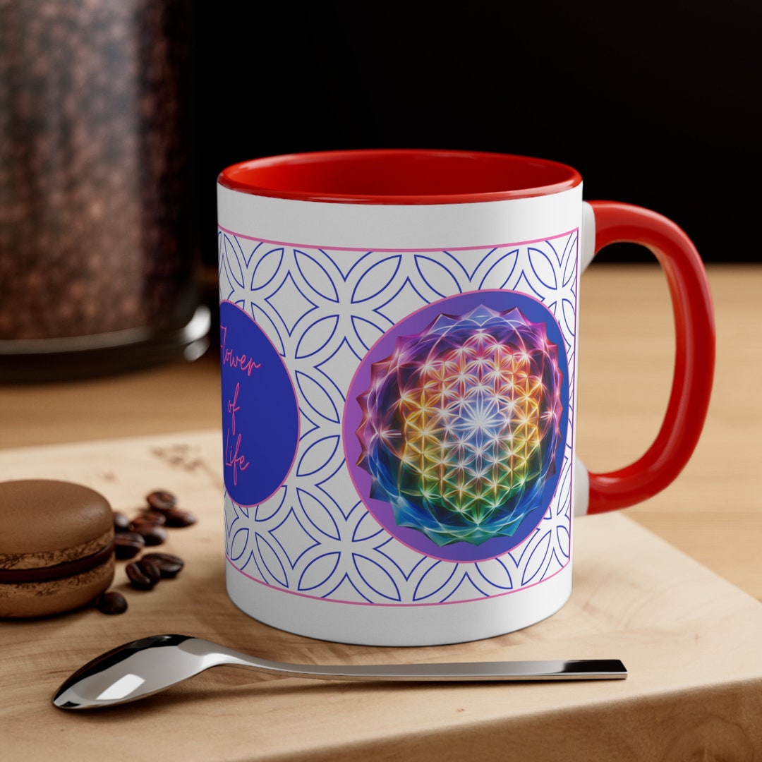 Flower of Life Sacred Geometry Coffee Mug Tea Mug, 11oz for Your ...