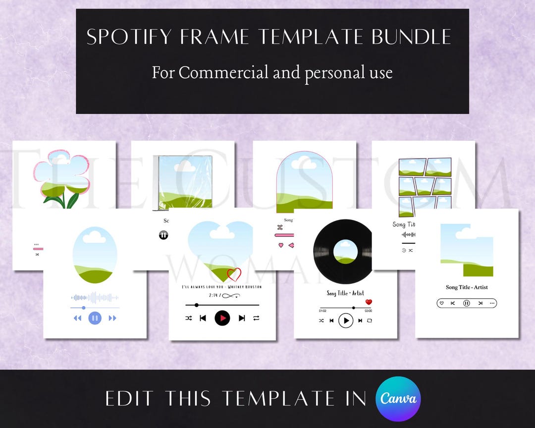 Music Player Template Canva, Music Player Plaque, Acrylic Song Art ...