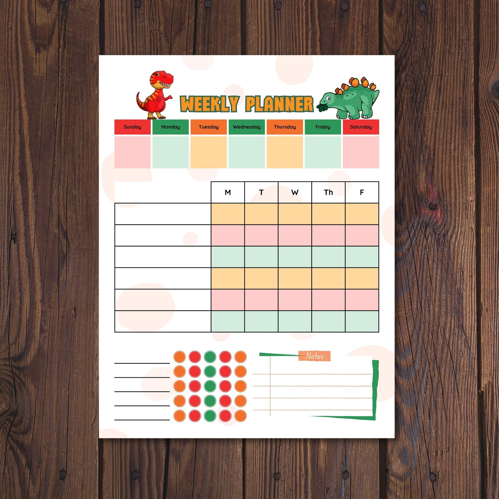 Variety Pack of Student Planner Pages - Printable & Digital Fillable - Etsy