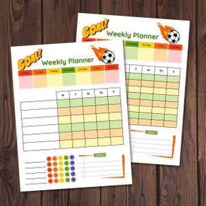 Variety Pack of Student Planner Pages - Printable & Digital Fillable - Etsy