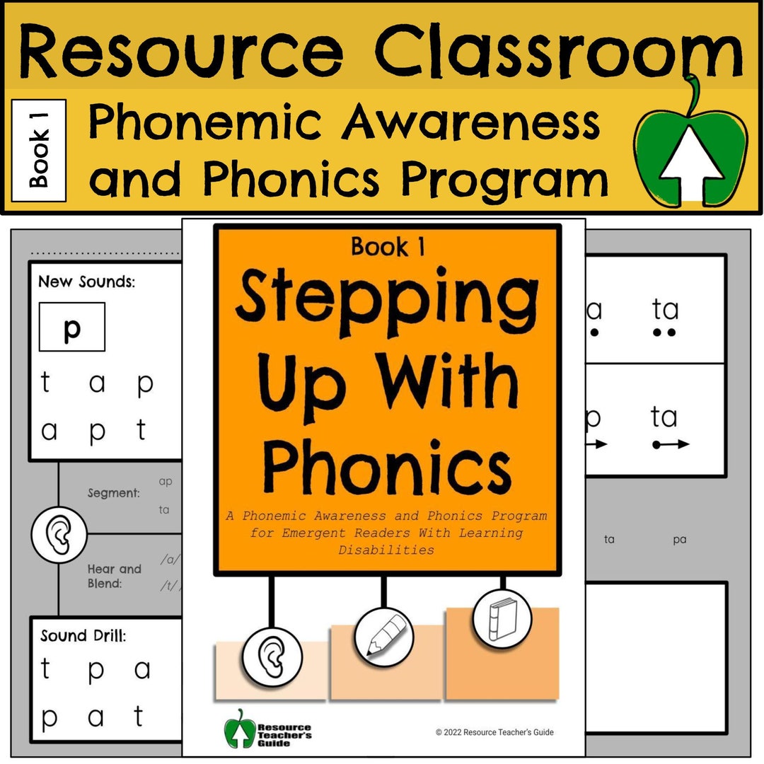 Phonics and Phonemic Awareness Program: Book 1 - Etsy